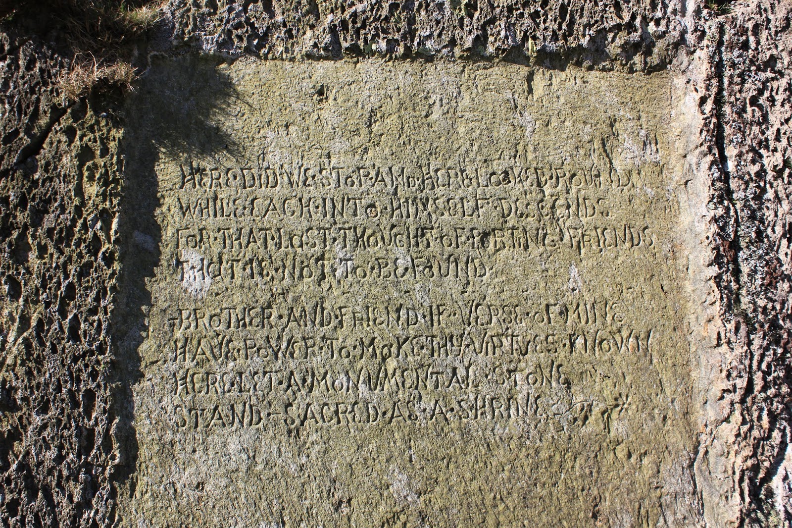 Lakeland Tales and Histories: The Wordsworth Brothers Parting Stone ...