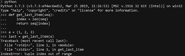 Only Python: Friendlier tracebacks