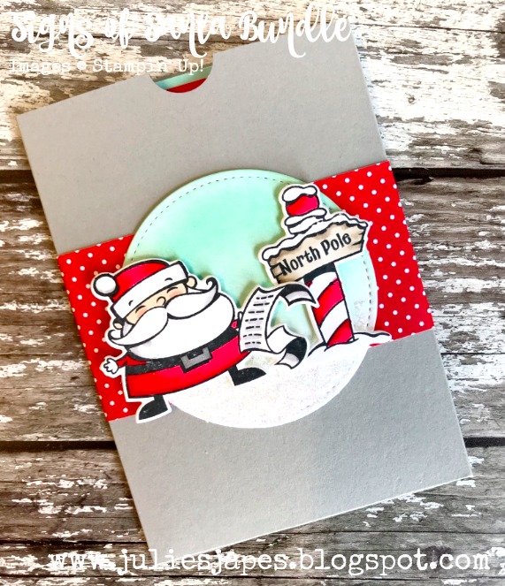 Signs of Santa Pocket Card - The Paper Haven