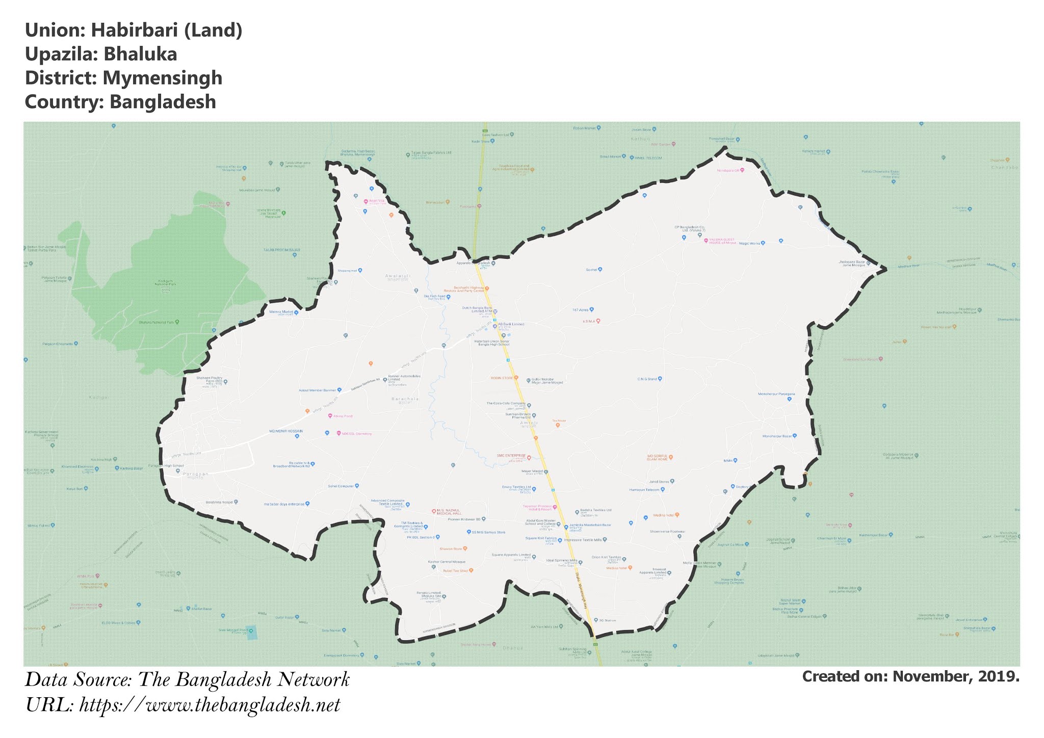 Habirbari Union, Mymensingh