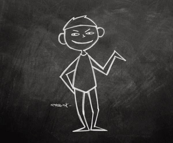 Stunning Chalkboard Character Animation By EyeBelieve | CGfrog