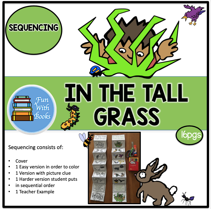 IN THE TALL GRASS SEQUENCING ~ Book Units by Lynn