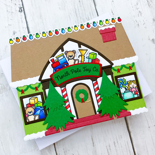 My Sweet Petunia: Holiday Toy Shop Card with Channin