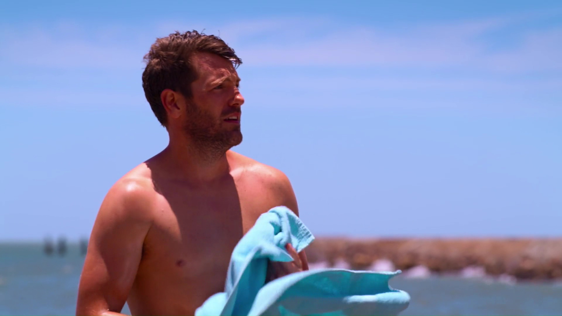 ausCAPS: Tim Ross shirtless in Romance On The Menu