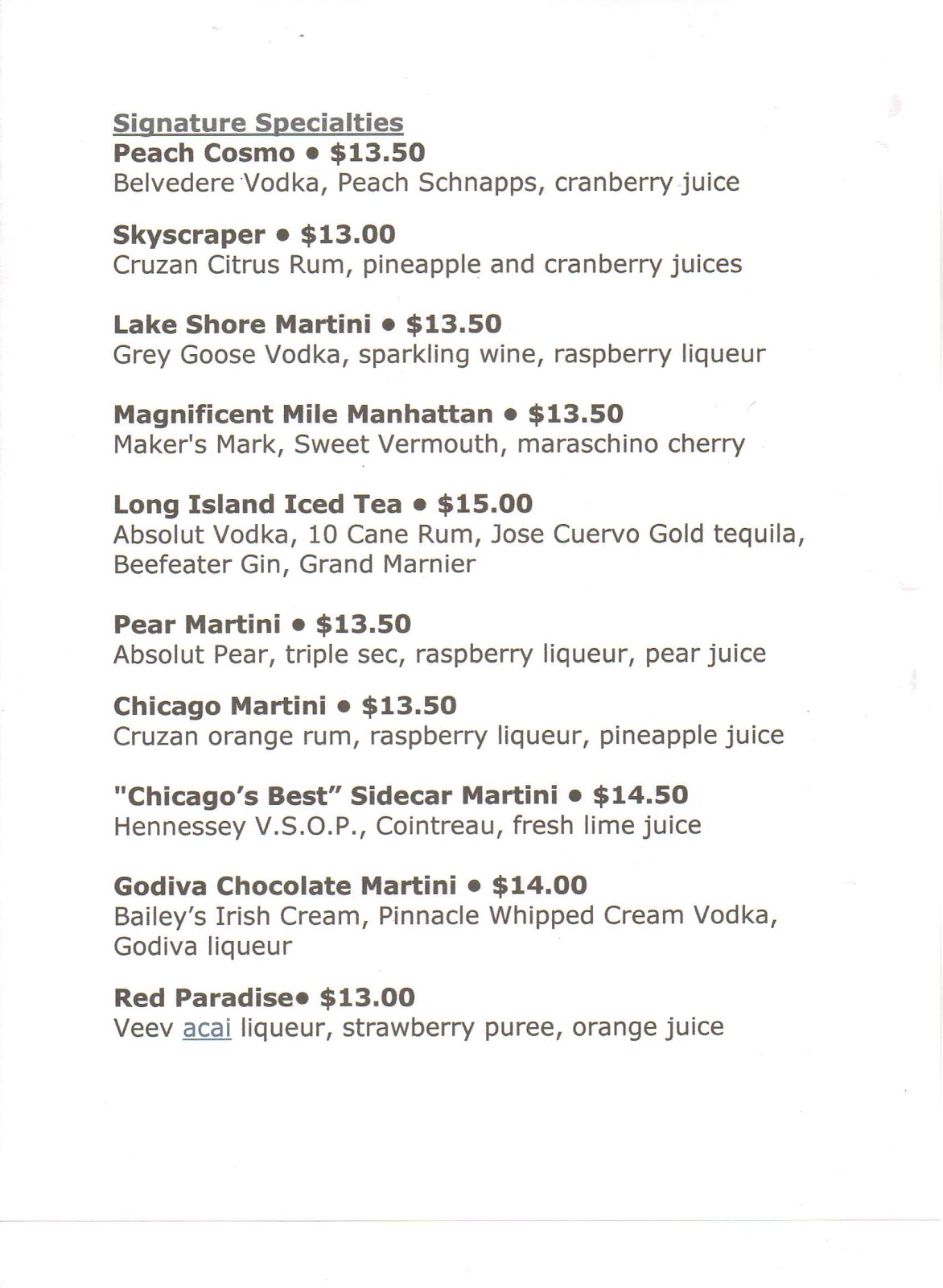 Chicago's Skyline: Signature Lounge 96th Floor