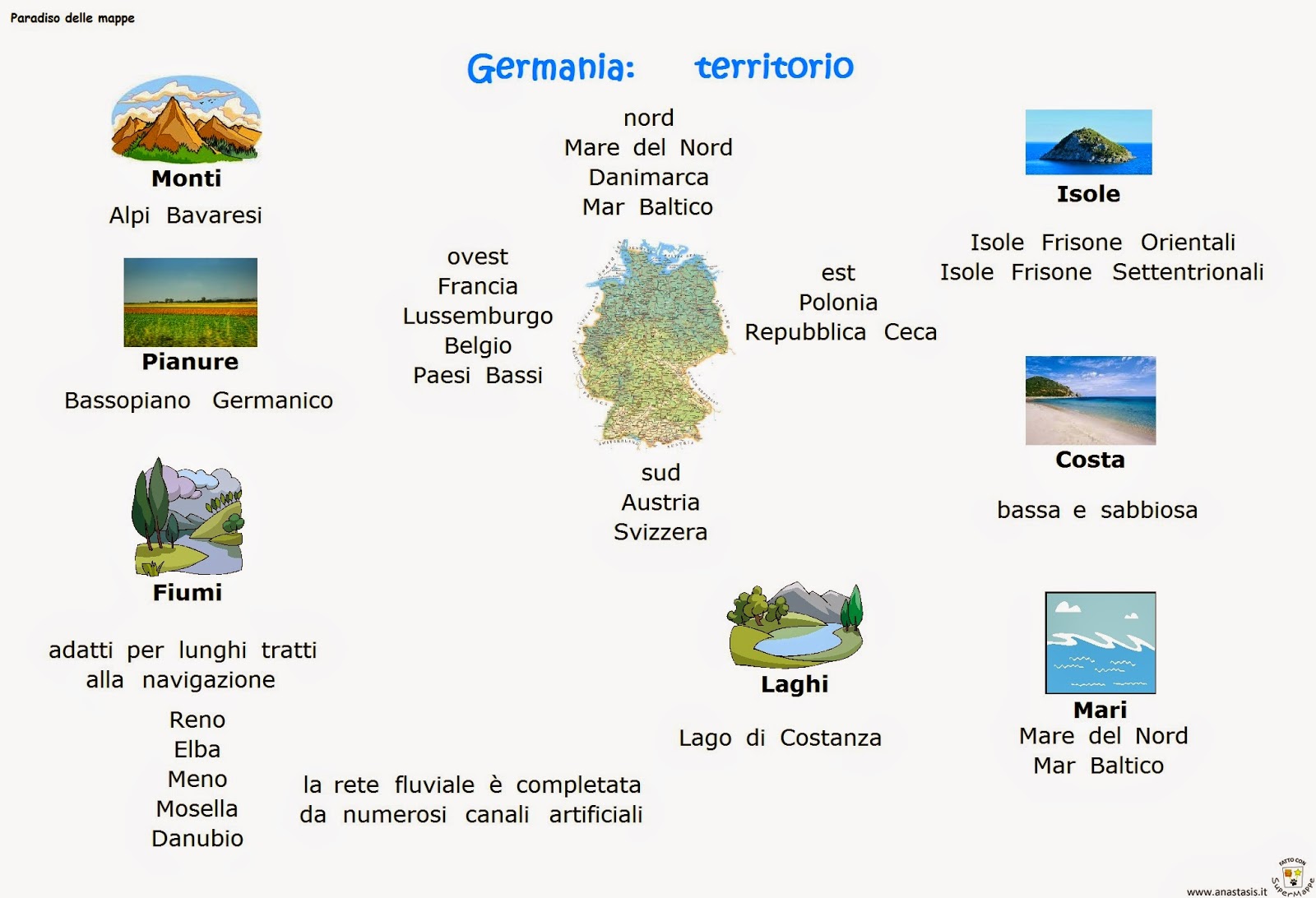 Paradiso delle mappe: Germania: territorio