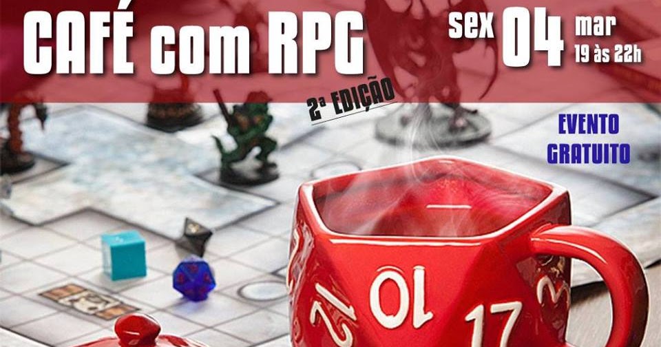 Café com RPG 2ª Edição e Covil do RPG