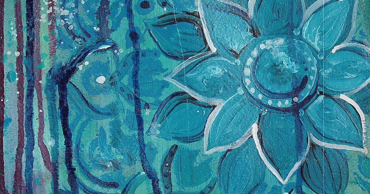 PanArt: Mark making and drippage with DecoArt Media!