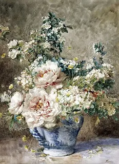 Francois Rivoire (1842-1919) Flowers painter | Masterpiece | Tutt'Art@