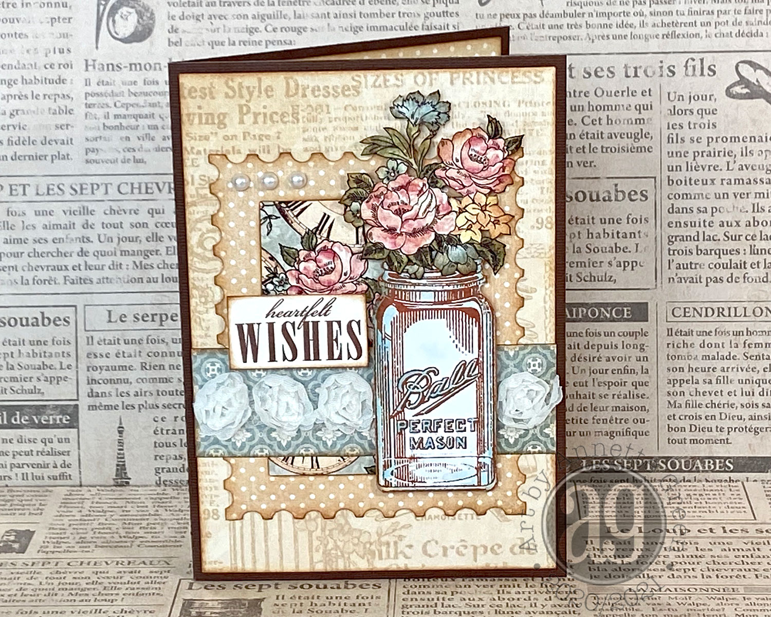 One Layout, Five Graphic 45 Cards