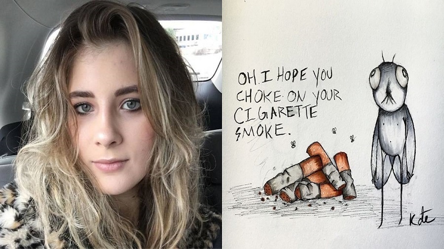 Kate Fenner ศิลปินสาวผู้ป่วยโรคจิตเภทที่สร้างสรรค์ผลงานบำบัดตัวเองจนดี ...