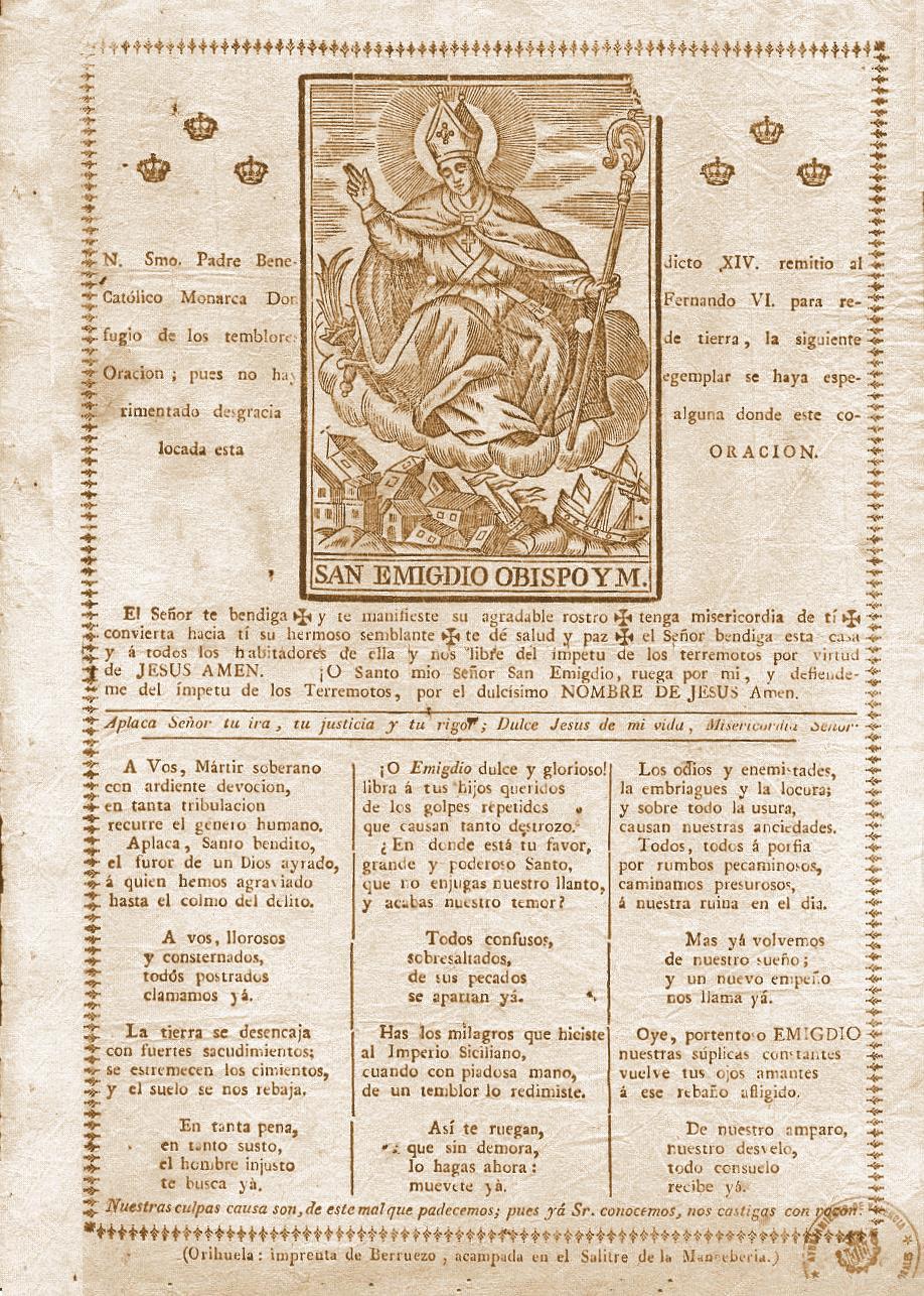 Gojos de Valencia (Gogistes Valencians): GOZOS AL GLORIOSO SAN EMIGDIO ...