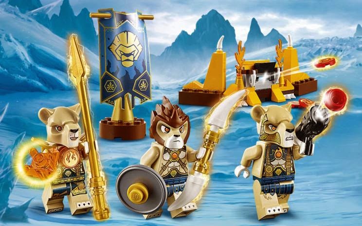 The Lego King: Lego Legends of Chima Lion Tribe Pack, Crocodile Tribe ...