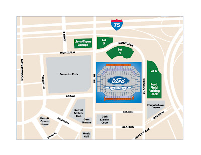 Ford Field - Home of the Detroit Lions NFL Football Team