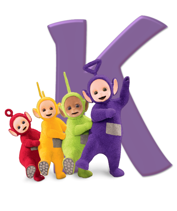 Sussurro de Amor: Alfabeto decorativo Teletubbies