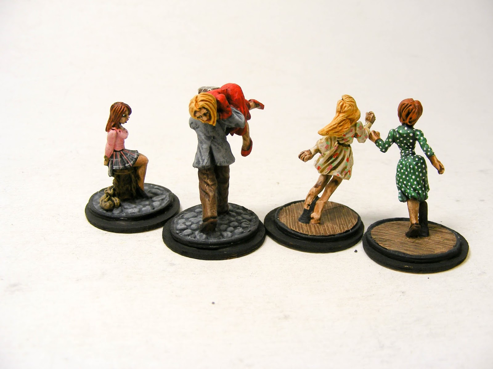 Evil Bob's Miniature Painting: 28mm Commission: Various Pulp Figures