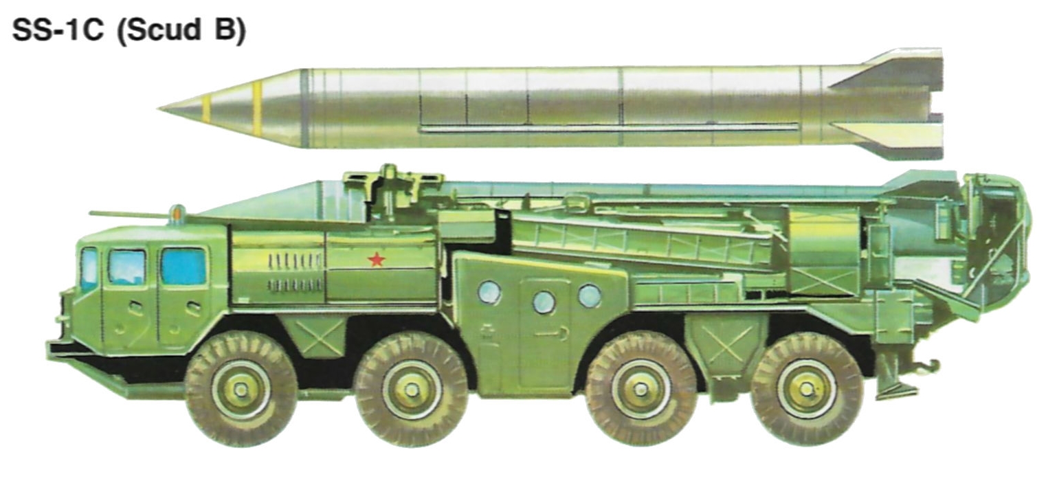 SS-1B (Scud-A) / SS-1C (Scud-B).