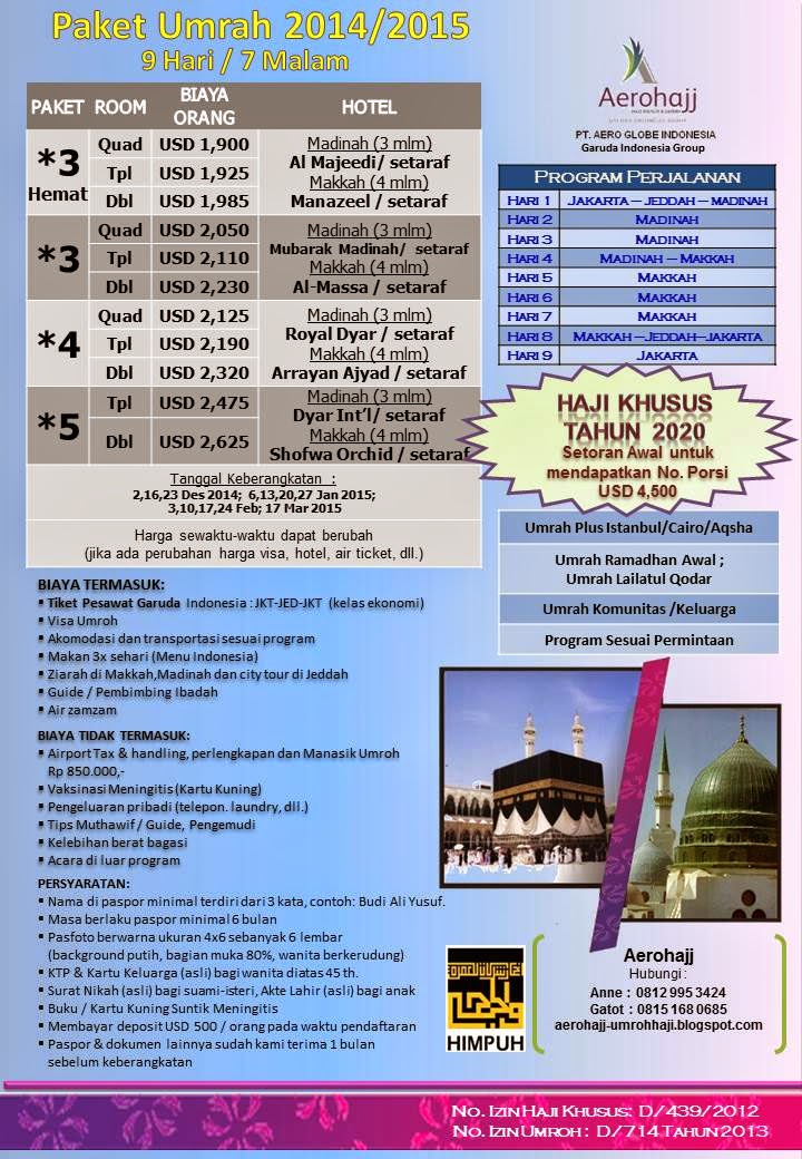 ~ Melayani Perjalanan Umrah dan Haji Plus bersama Aerohajj