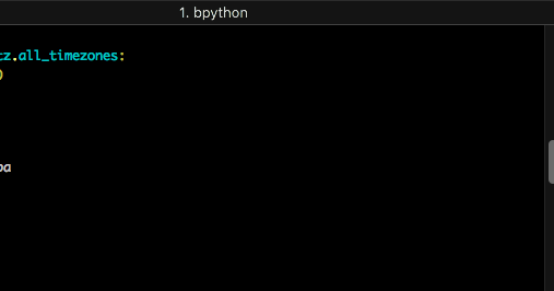 Cómo saber todas las zonas horarias en Python