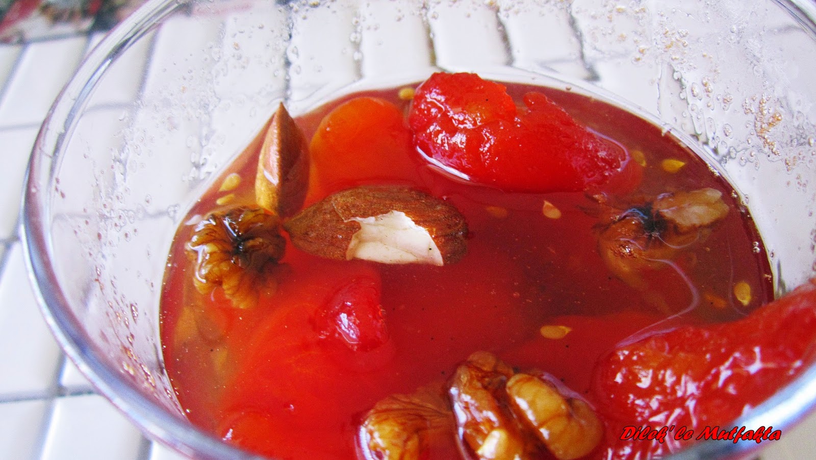 Çeri Domates Reçeli ( cevizli bademli ) | Dilek'le Mutfakta