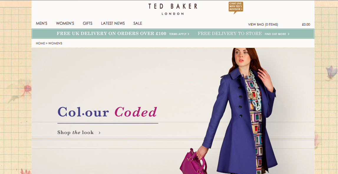 TED BAKER BRIEF: 'No Ordinary Designer Label'