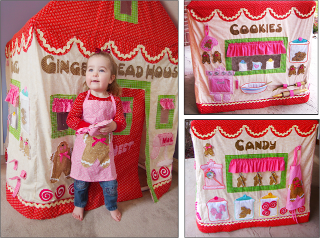 Playhouse for Kids "Gingerbread House Pattern" - Parties and Patterns