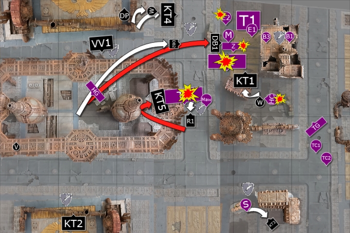 Didcot Wargames Club: Bunker War 3: Game 3- Deathwatch vs Tyranids