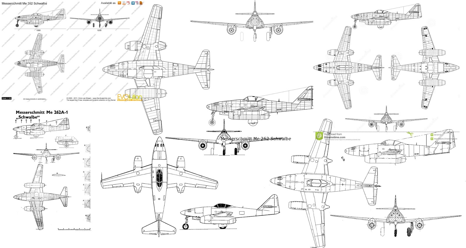 PAPER PLANES: Messerschmitt Me-262 'Schwalbe'