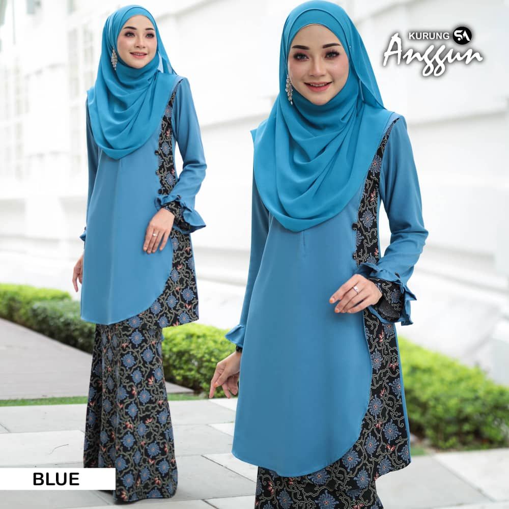 KOLEKSI PAKAIAN MUSLIMAH: KURUNG ANGGUN (SA)
