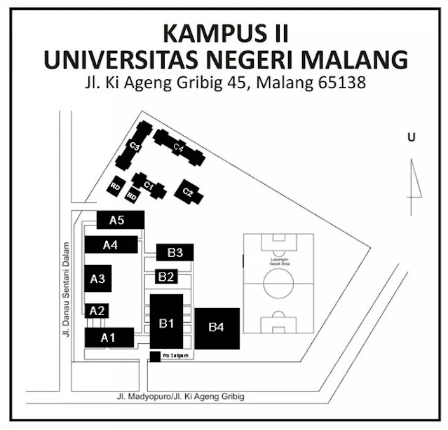 Denah Kampus Universitas Negeri Malang Terbaru - HMI FMIPA UM