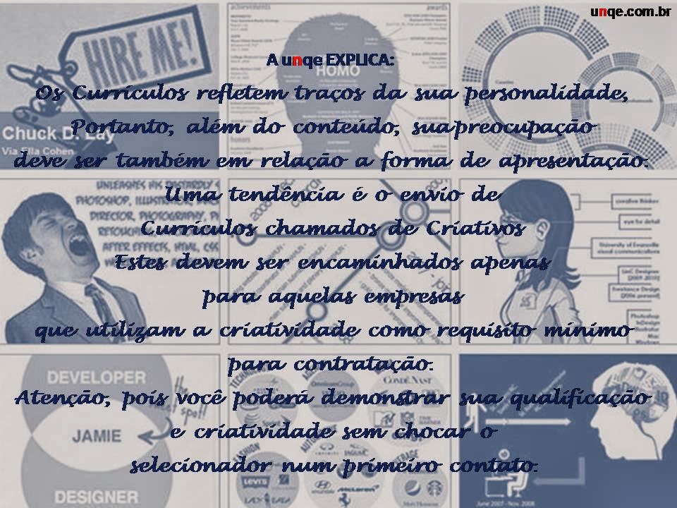UNQE ENSINO PROFISSIONAL: Currículo tradicional x Currículo criativo