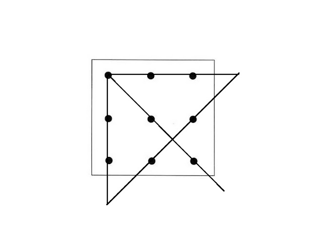 DOT PUZZLE ( CONNECT ALL THE DOTS WITHOUT LIFTING THE PEN AND WITH ONLY ...