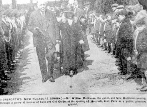 Horsforth Museum: William Mathieson bought the Hall estate and Park for ...