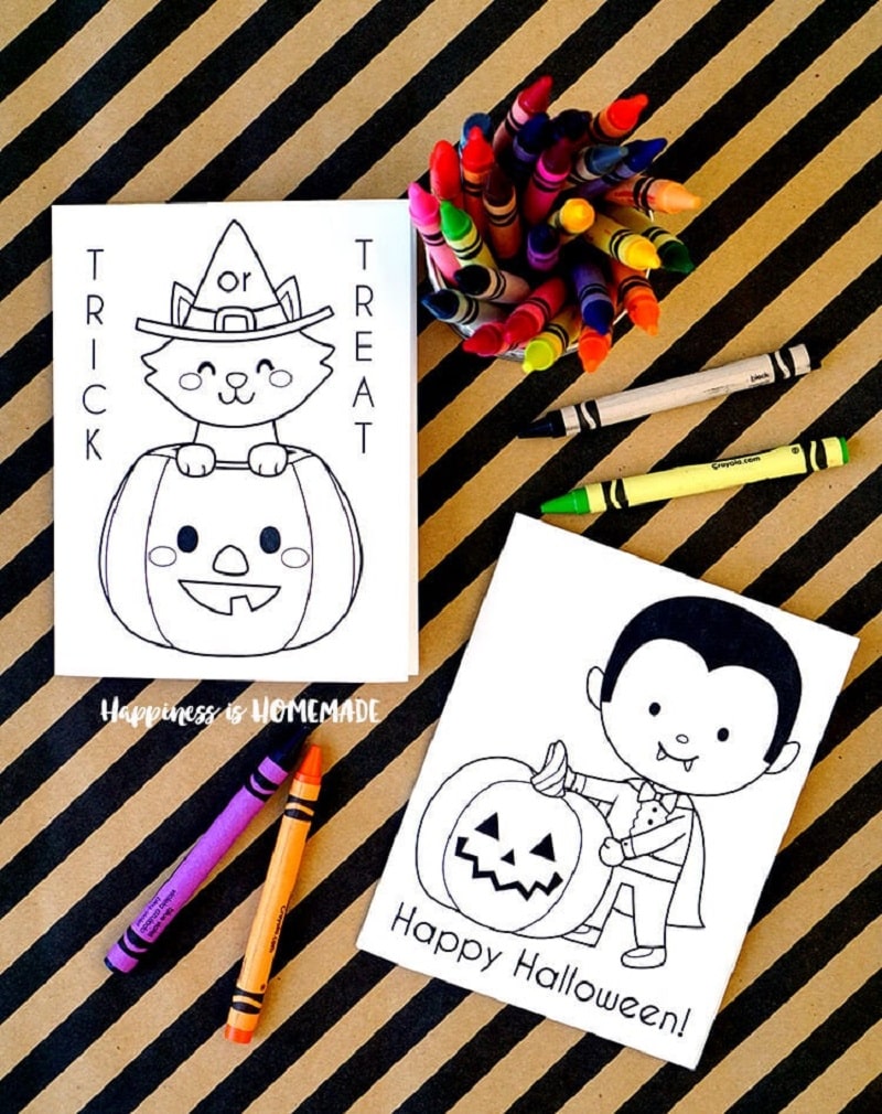 27 Free Printable Halloween Crafts, Colouring Pages & Activities for ...