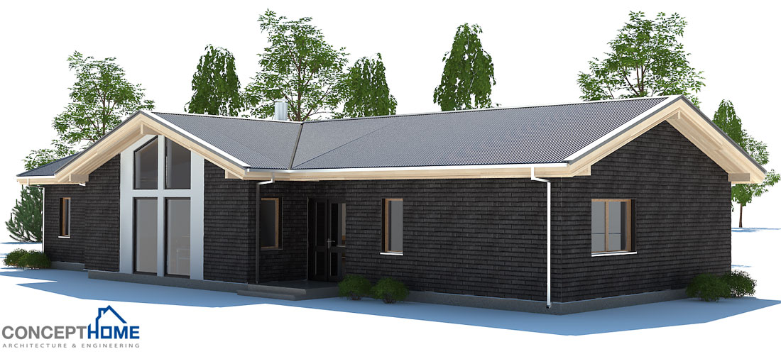 Affordable Home Plans: Economical Modern Home Plan CH192