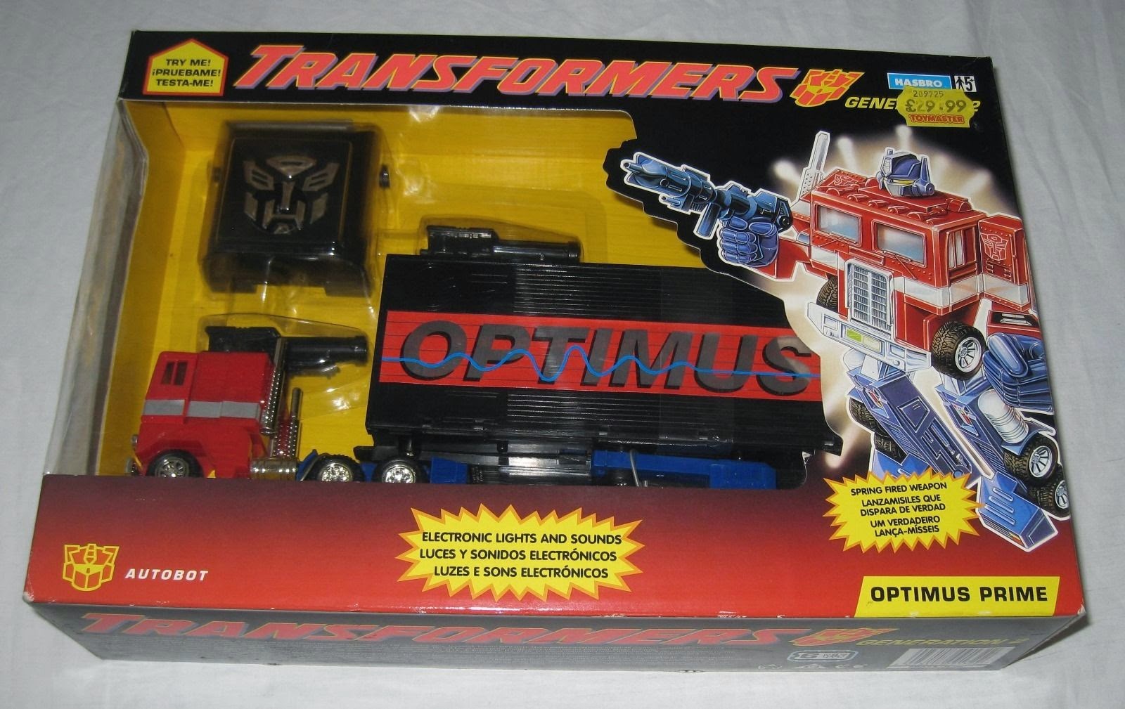 Soundwaves Oblivion: Transformer Toy Archive: Optimus Prime (Generation ...