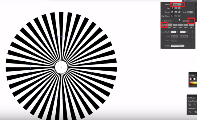 Tạo tia sáng mặt trời trong AI - adobe illustrator ~ Ngày mùa hạ