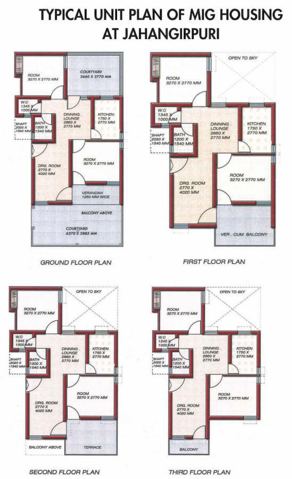 DDA Housing Scheme 2017 - Standard Unit Plans | CWMAD