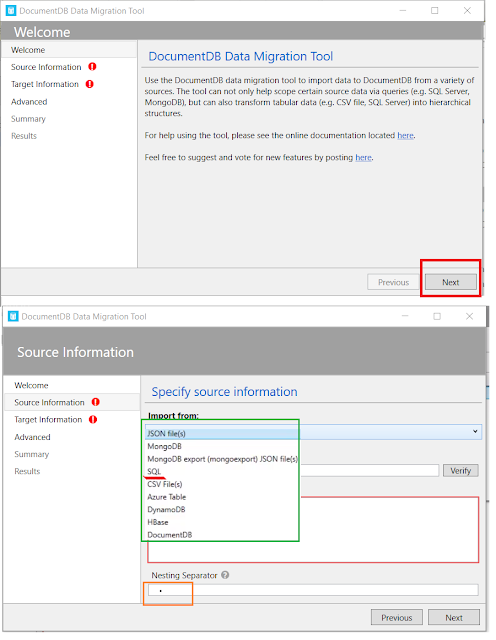 Import Data To Azure Cosmos Db Using Azure Documentdb Data Migration Tool