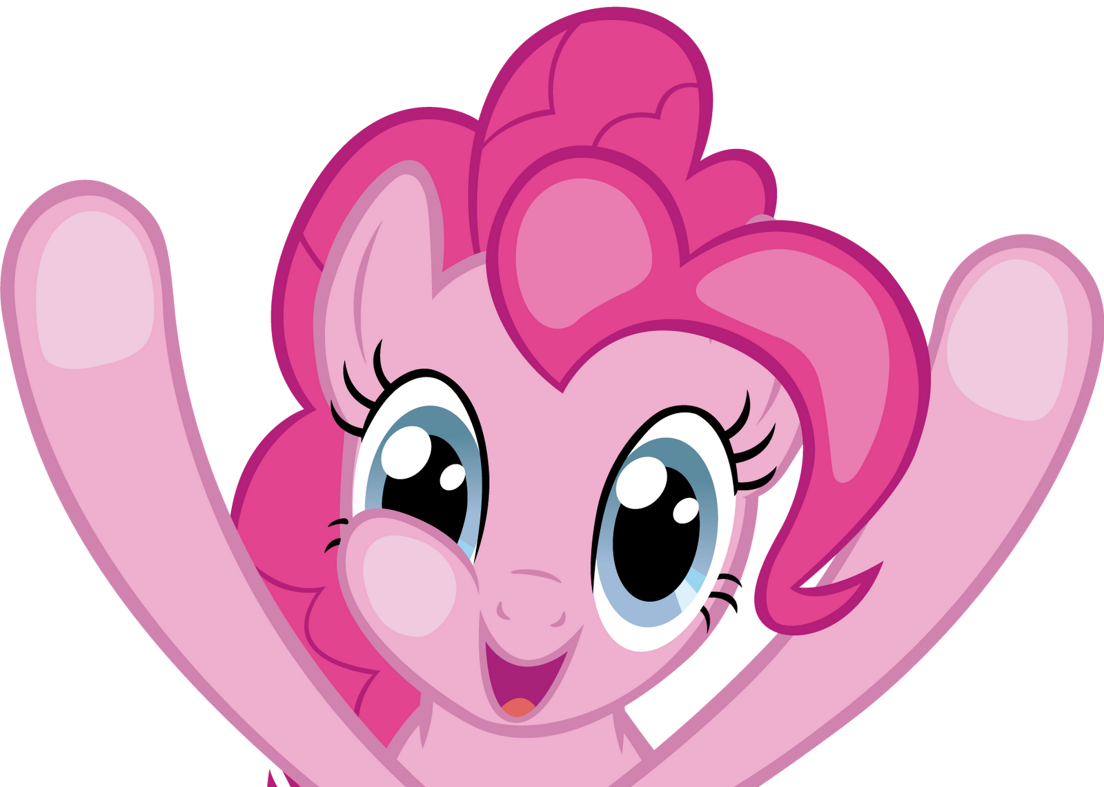 Pinkie Pie Happy Vector