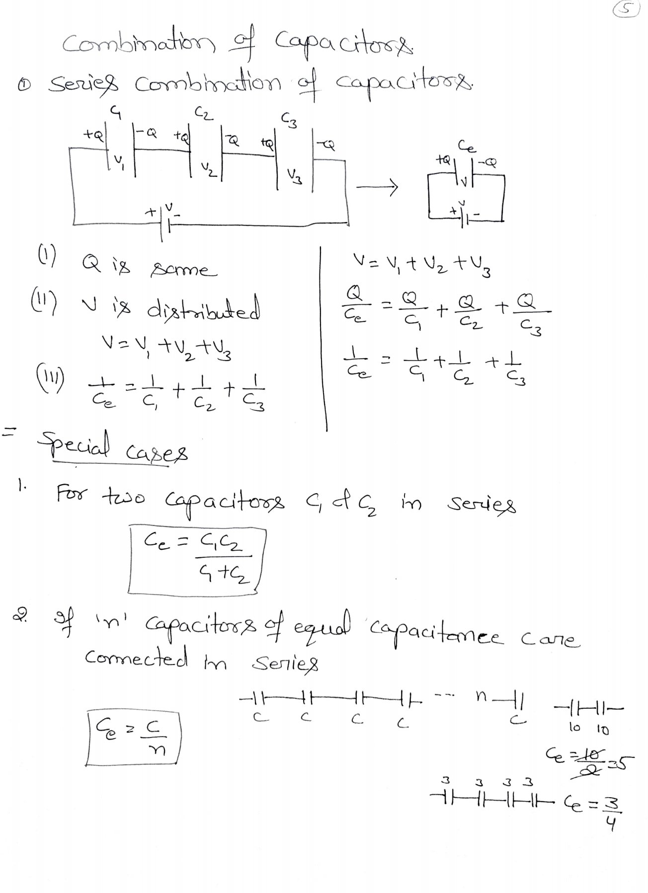 Capacitor notes physics class 12 - Studypur