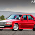 Mercedes-Benz 190D W201 RED on BBS Wheels | BENZTUNING