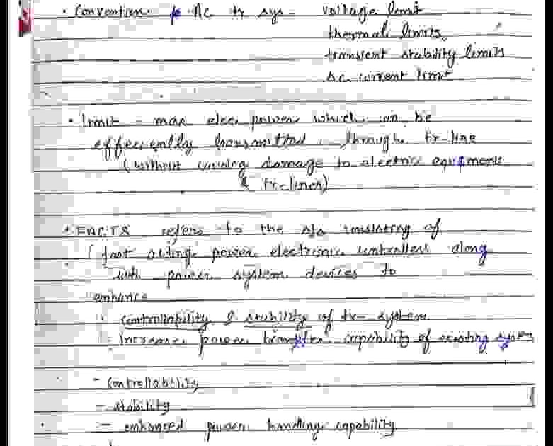 FACTS Flexible AC Transmission System Notes PDF Download EXAMS facts-flexible-ac-transmission-system-notes-pdf-download-exams