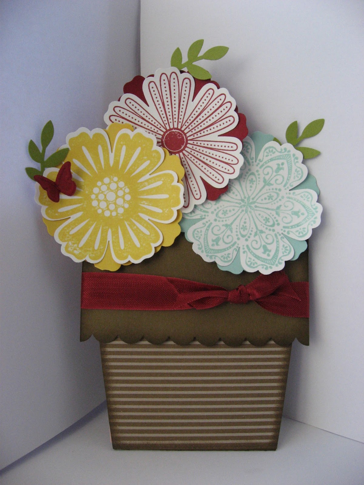 StampinBerry: Another Flower Pot Card.
