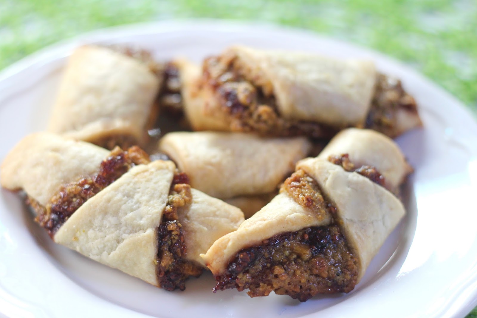 Pistachio Raspberry Horns – Diary of a Mad Hausfrau