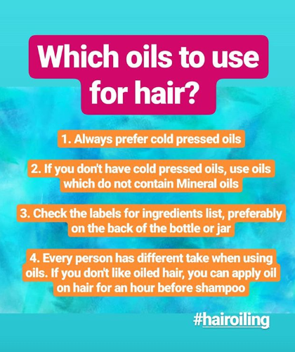 Methods for oiling before washing your hair with shampoo