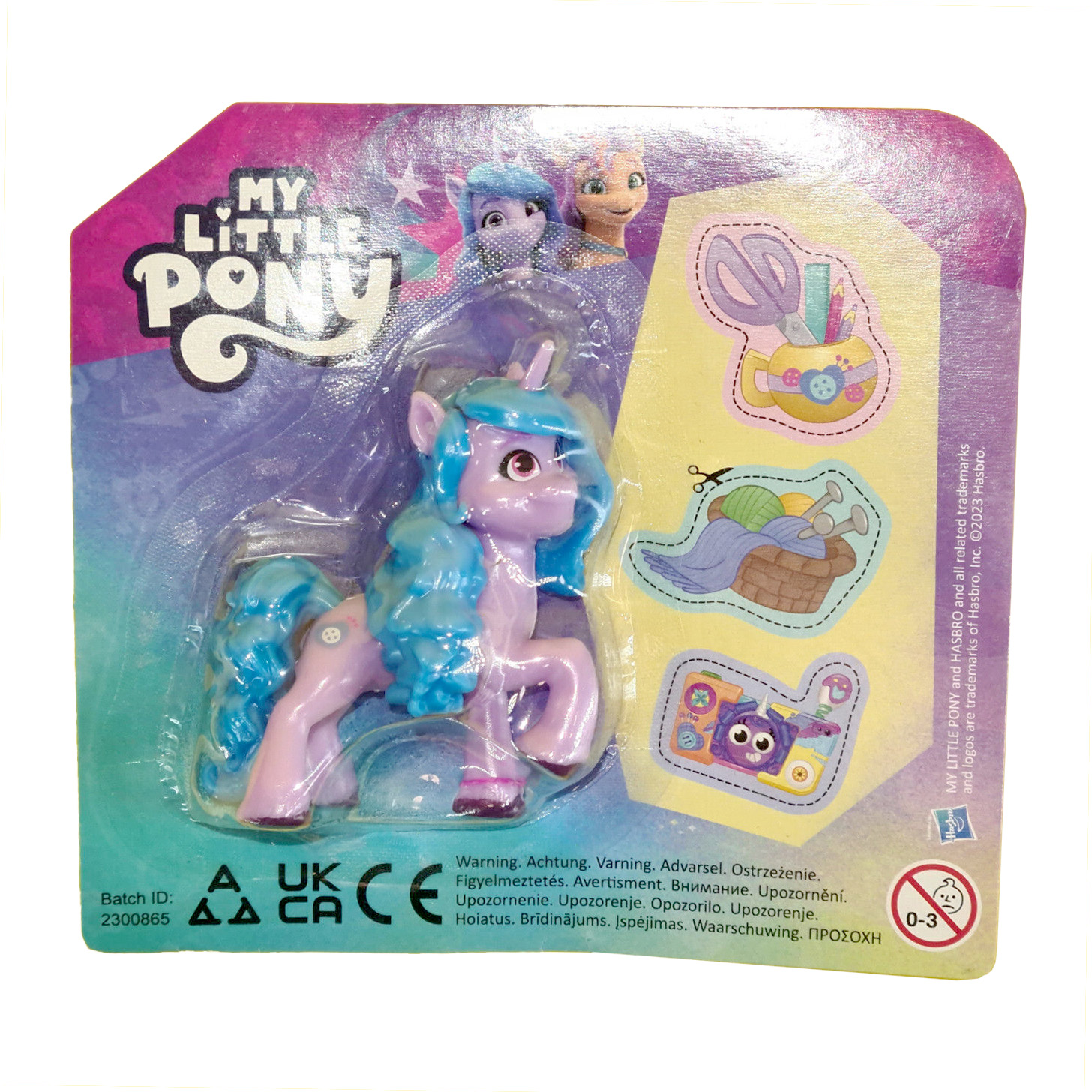 My Little Pony Magazine Figure Izzy Moonbow Figure by Egmont | MLP Merch