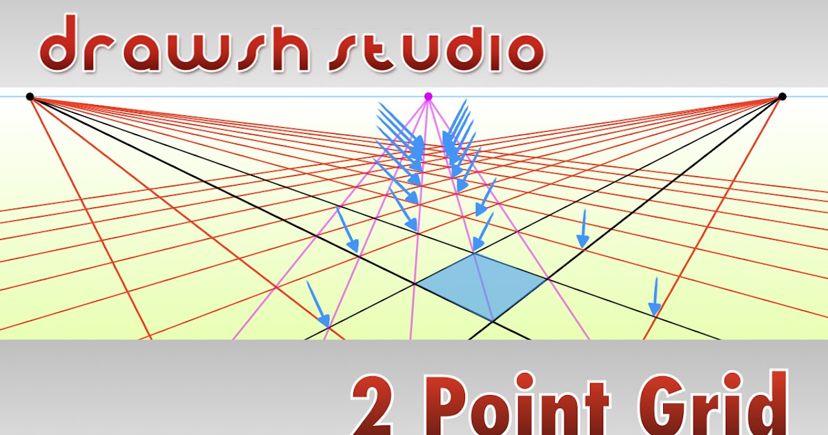 Drawsh: 2 Point Perspective Grid Video on Drawsh Studio