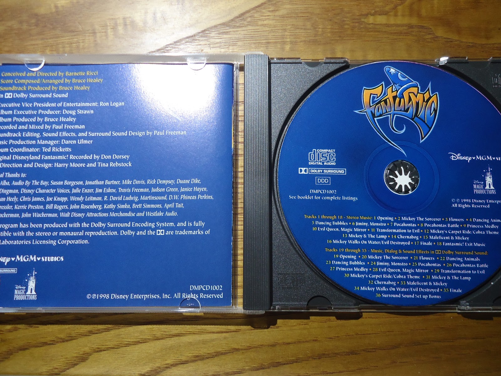【ディズニーのCD】WDW BGM 「Fantasmic!: Good Clashes with Evil in a Nighttime ...