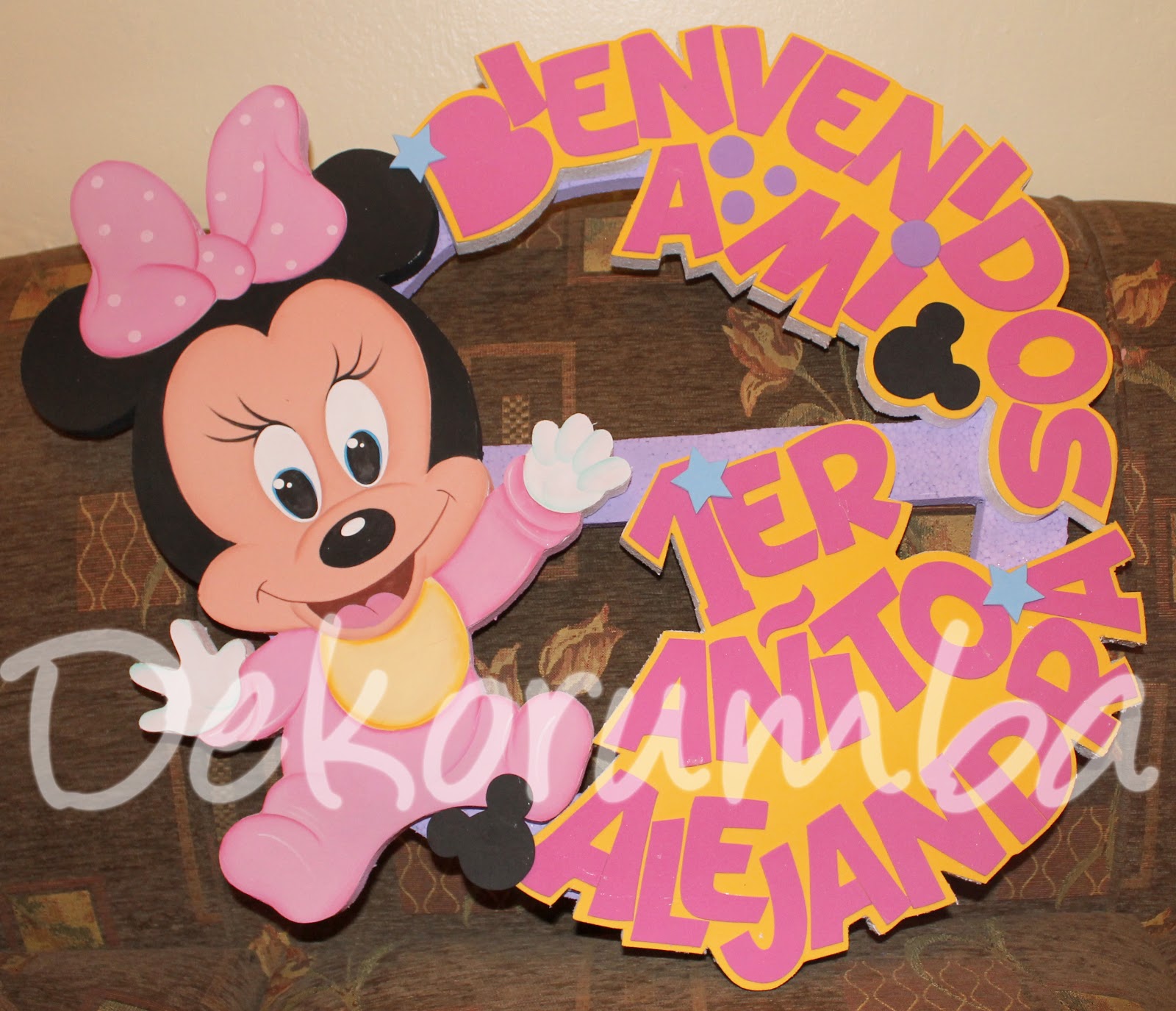 Dekorumba: Bienvenidos a mi 1er Añito de Minnie Bebe